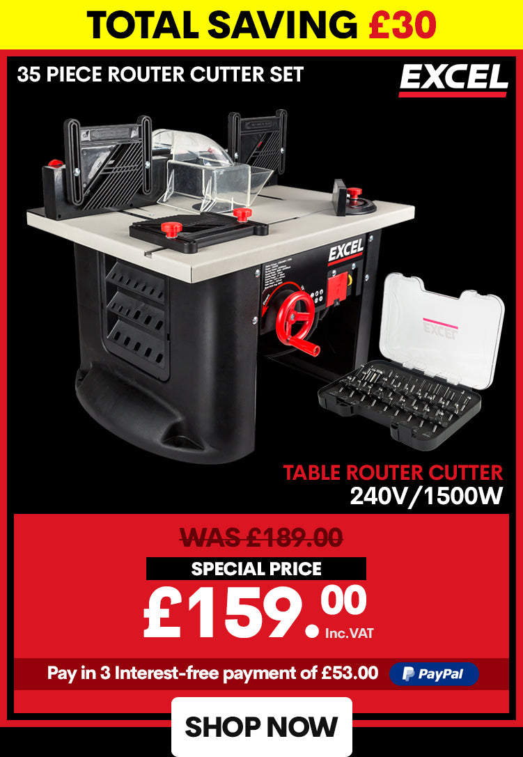 Excel Routers & Accessories