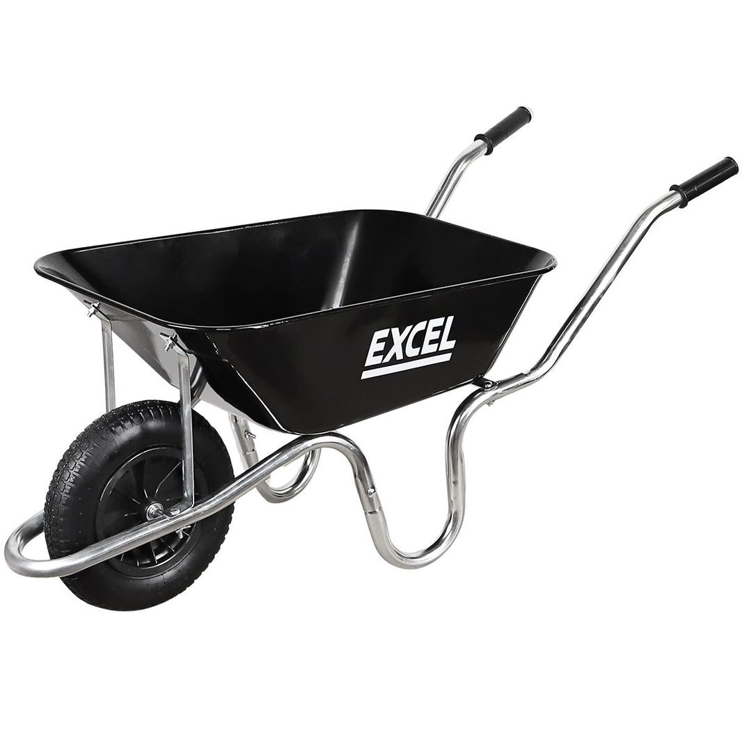 Wheelbarrows & Accessories | HDPE, Steel Trays | Wheels & Pipe Frames