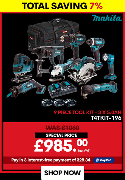 Cordless Power Tool Set UK, Cordless Power Tool Combo Kits, 18v Power ...
